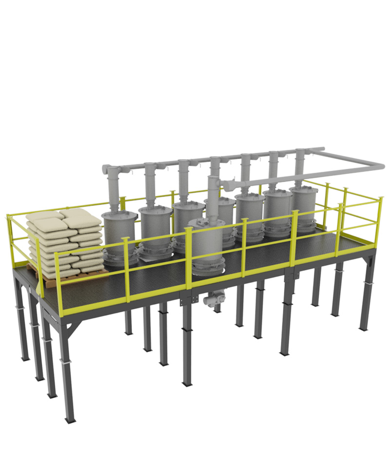 Small and Micro Bag Dump Series Options | Horizon Systems